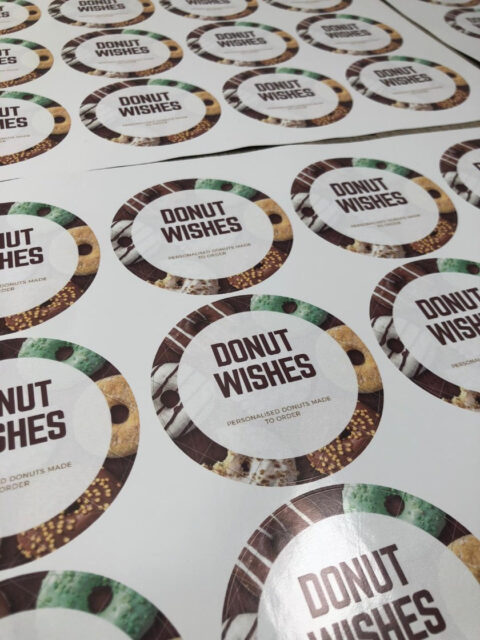 Buy Circle Logo Stickers | Print My Logos