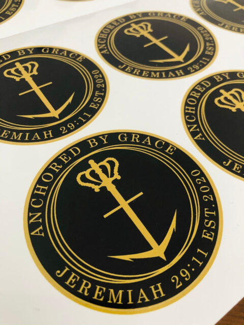 Buy Circle Logo Stickers | Print My Logos