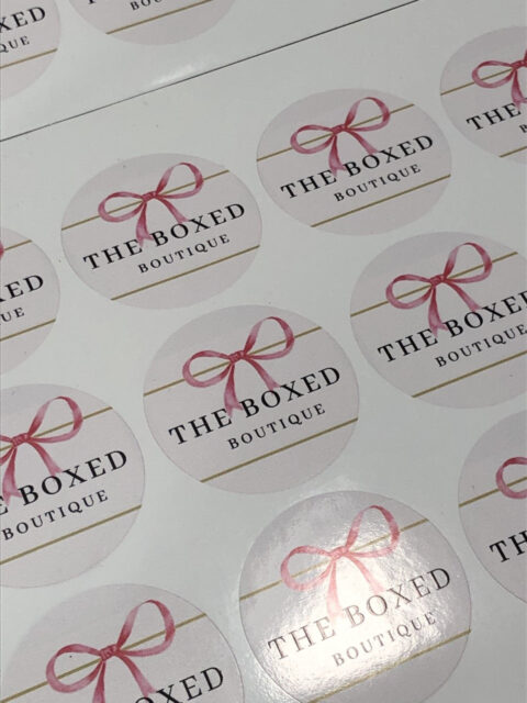 Buy Circle Logo Stickers | Print My Logos