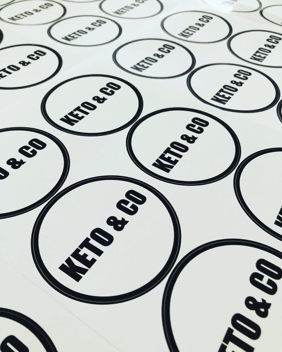 Buy Circle Logo Stickers | Print My Logos