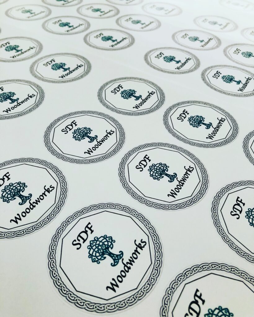 Buy Circle Logo Stickers | Print My Logos